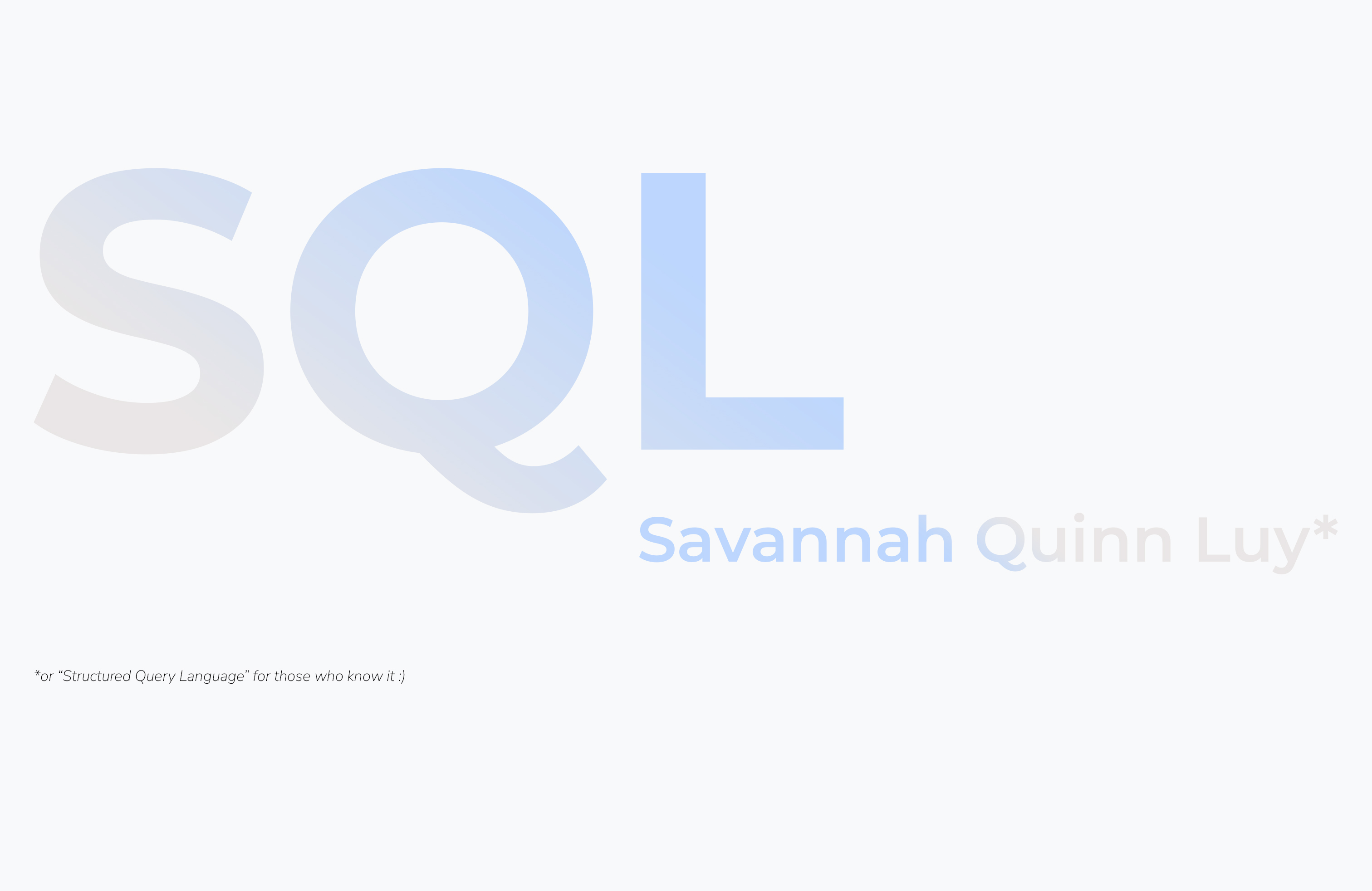 Savannah Luy - Full Stack Software Developer and SF Bay Area Creative